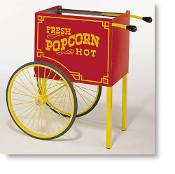 Antique Red 2-Wheel Cart for T-3000 12oz. Machine